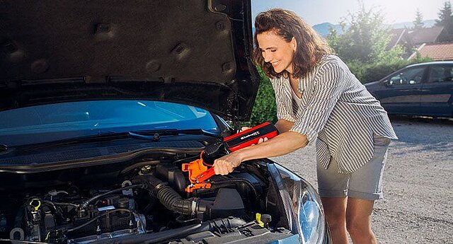 Car jumper cables in various sizes for on the move | Einhell.co